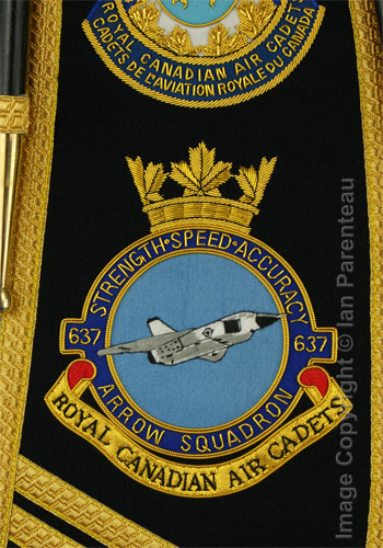 GlengarryHats.com 637 Arrow Squadron Hand Embroidered Drum Major ...